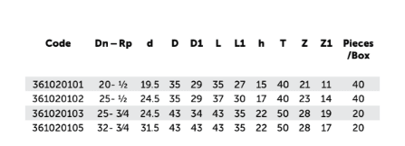 Bracket ELbow Female Thread | EGIC