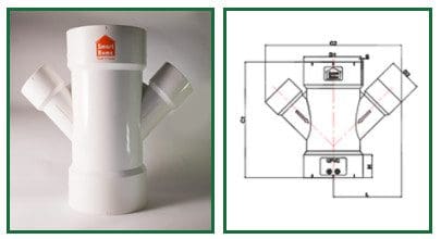 Cross 45° / Reducer | EGIC